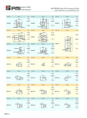 CATALOGUE PMI | PressMetal Việt Nam JSC